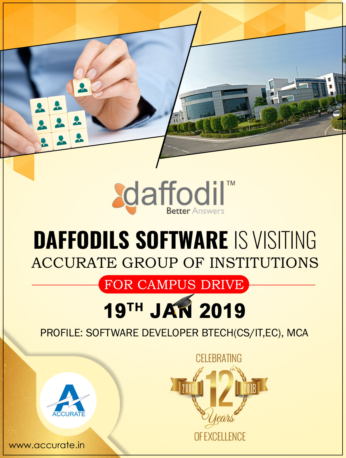 Daffodils Software is visiting Accurate for Campus Drive - Blog ...