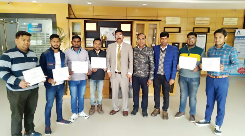 B.Tech Students Completed The Certification Course on Computer System ...