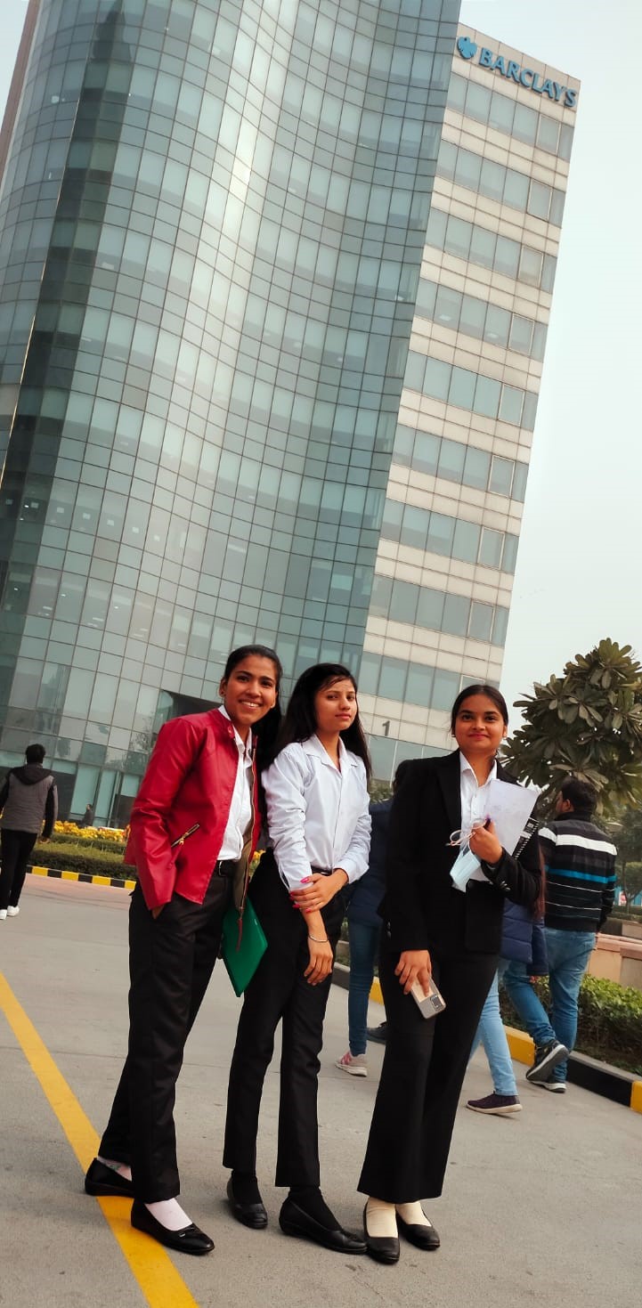 Accurate Business School s Industrial visit at Barclays Noida