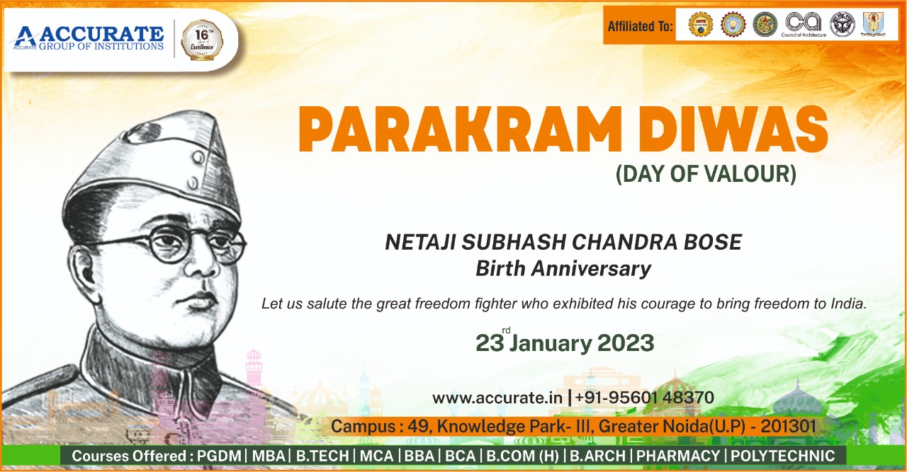 Netaji Subhash Chandra Bose Birth Anniversary Accurate Institute Of ...