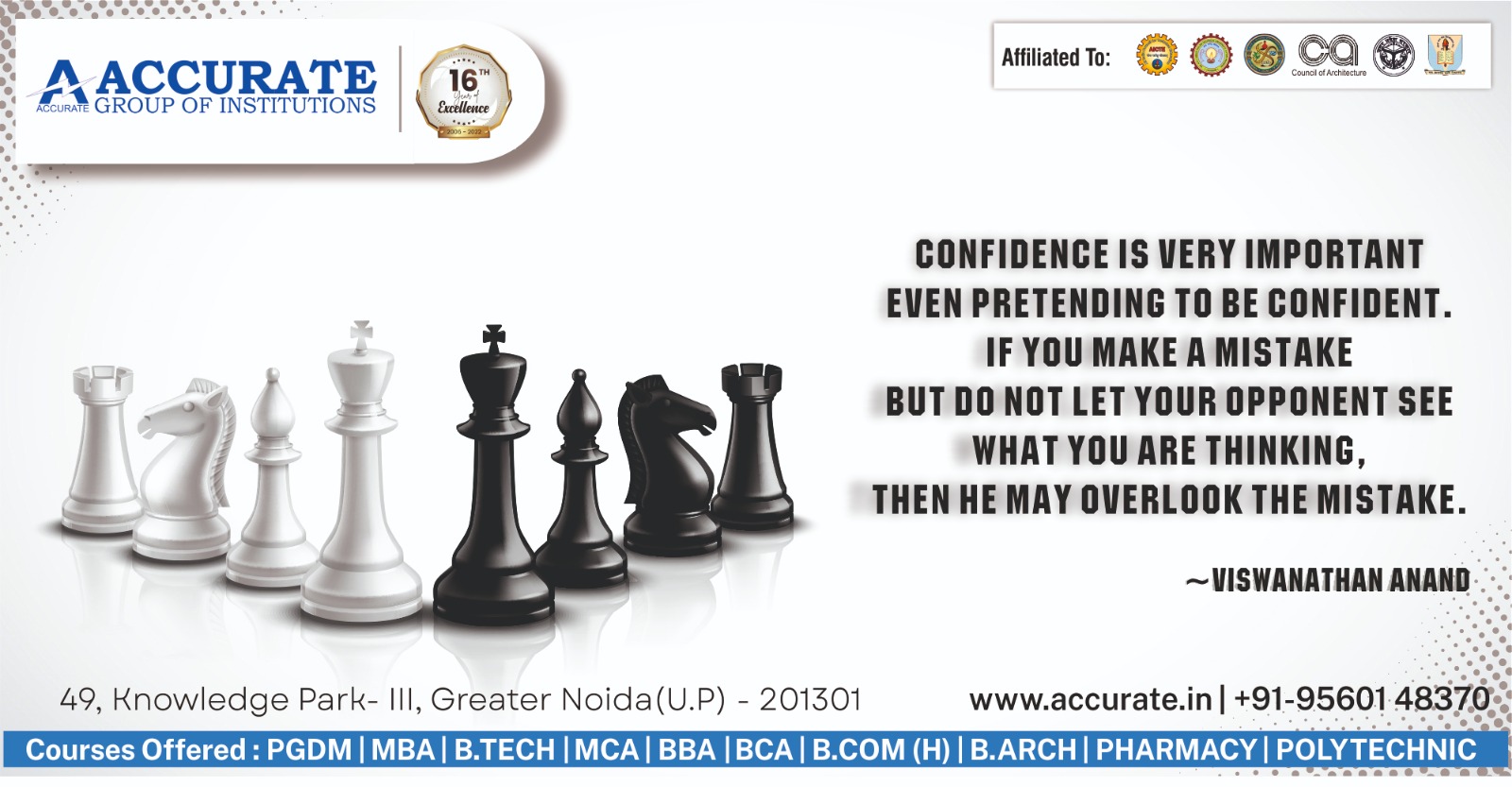 Quote of the Day by Viswanathan Anand World Chess Champion