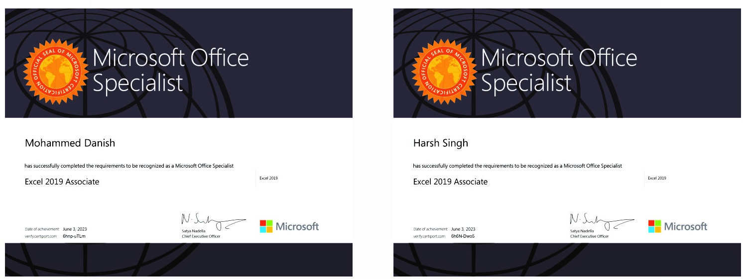 Excel Training Success Certified Microsoft Excel Specialists Accurate ...