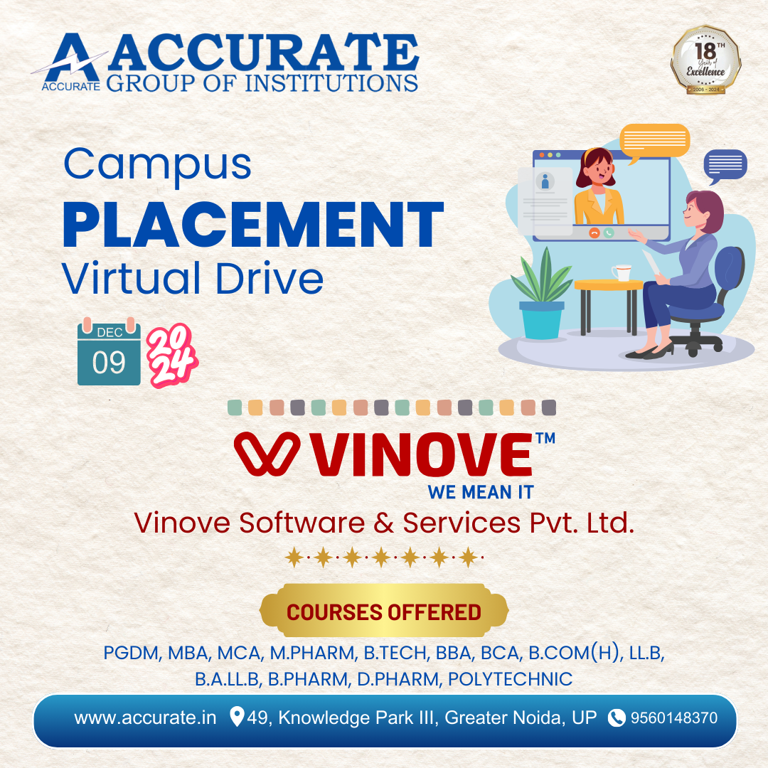 Accurate Group Virtual Placement Drive with Vinove Software Services